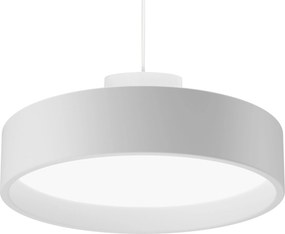 Závěsná lampa Circle Suspended LED 45,6 cm průhledná bílá
