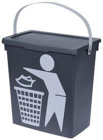 Odpadkový koš Bio 12L šedý