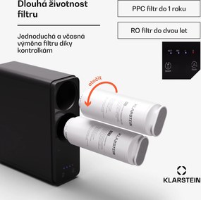 Klarstein PureLine 400, filtrační systém, reverzní osmóza, 400 GPD / 1500 l/d