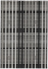 Tribeca Design Kusový koberec Granton Black Grid Rozměry: 160x230 cm