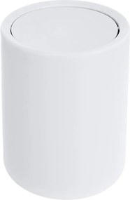 Bílý plastový odpadkový koš 6 l – Orion