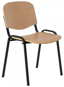 Dřevěná konferenční židle ISO NEW - černé nohy