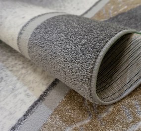 BE Koberec Siesta 1151 BEIGE GREY - šedý obdélníkový Rozměr: 50x80 cm