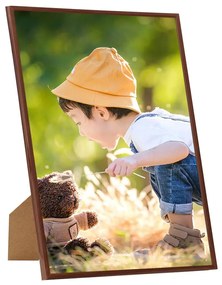 332234 vidaXL Fotorámečky koláž 3 ks na zeď/stůl bronzové 59,4 x 84 cm MDF