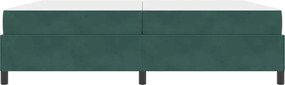 Rám postele Tmavě zelená 200 x 200 cm textil 3399087