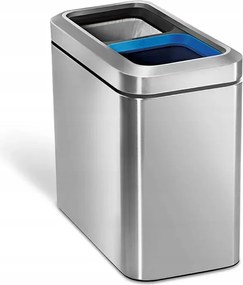 simplehuman Recycler Otevřený koš na třídění odpadu 20 l dvoukomorový