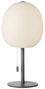 Stříbrná kovová stolní lampa Halo Design Wrong 32 cm