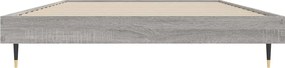 vidaXL Rám postele 100 x 200 cm kompozitní dřevo [832163] Barva: šedá sonoma
