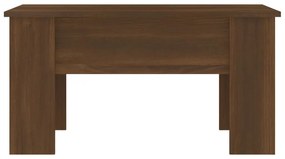 Konferenční stolek hnědý dub 79 x 49 x 41 cm kompozitní dřevo - Default Title