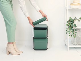 Brabantia Stohovatelný odpadkový koš Sort & Go 20 l - zelená