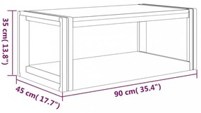 Koupelnová skříňka pod umyvadlo Dekorhome 90 cm