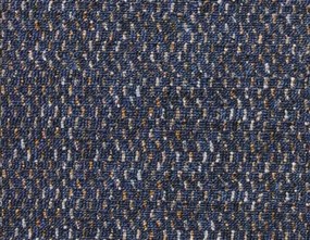 SPOLTEX Metrážový koberec SPEED / 35 TM. MODRÝ BARVA: Modrá, ŠÍŘKA: 4 m