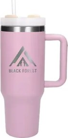 Extralink Black Forest pudrová růžová / Termohrnek / 1200 ml / s brčke