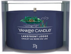 Yankee Candle –  votivní svíčka ve skle Lakefront Lodge (Chata u jezera), 37 g