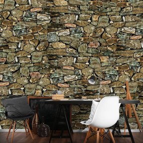 Fototapeta - Stone Wall Rock (152,5x104 cm)