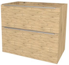 Mereo Mereo, Mailo, koupelnová skříňka 81 cm, chrom madlo, Multidecor, CN591SDSAN