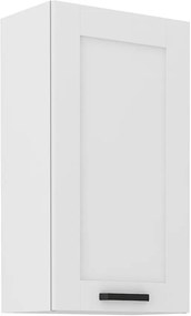STL 50 cm skříňka horní jednodveřová LUNA (výška 90 cm) Barevné provedení LUNA: Bílá / Bílá