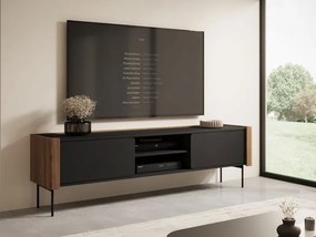TV skříňka/stolek Kolpoi 180, Barva: ořech warmia + černá