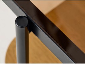Konferenční stolek se skleněnou deskou v přírodní barvě 60x120 cm Hassel – Unique Furniture