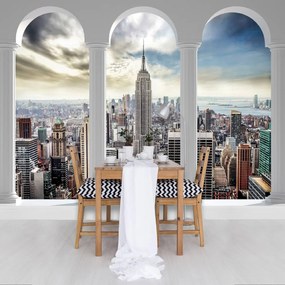 Fototapeta - Pohled na New York Pillars (254x184 cm)