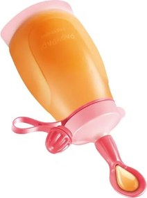 TESCOMA Pružná láhev PAPU PAPI 200 ml, se lžičkou, růžová