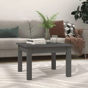 vidaXL Konferenční stolek 45 x 45 x 30 cm masivní borové dřevo [814227] Barva: Bílá