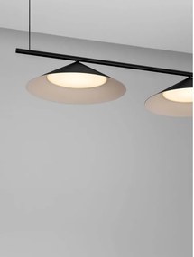 Matně černé hliníkové LED závěsné svítidlo Lui – Nova Luce