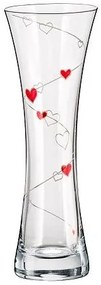 Crystalex skleněná váza Love 19,5 cm 1KS