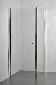 ARTTEC Sprchový kout rohový jednokřídlý MOON A 26 čiré sklo 95 - 100 x 76,5 - 78 x 195 cm XMOO0106