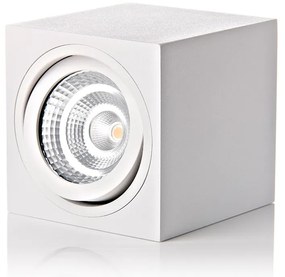 LED2 1160131 Box, bílé stropní čtvercové bodové svítidlo, 6W LED 3000K, 9x9x9,5cm