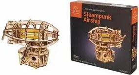 Ugears 3D dřevěná mechanická stavebnice STEAMPUNK AIRSHIP / od 14 let