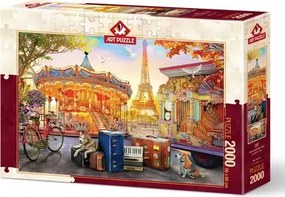 ART PUZZLE 5497 Puzzle Lunapark v Paříži / 2000 dílků / od 15 let