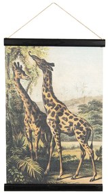 Nástěnná mapa žirafy - 40*2*60 cm