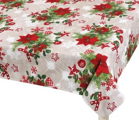Bellatex Ubrus VÁNOCE Červená 100x100 cm