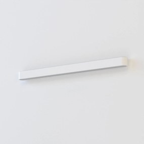 Měkké nástěnné svítidlo, šířka 90 cm, bílé, hliník, G13