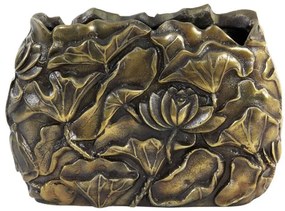 Bronzová antik kovová váza Palesa antique bronze M - 35*6*25 cm