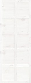 vidaXL Posuvné dveře 80 x 1,8 x 214 cm masivní borové dřevo [824629] Barva: Bílá