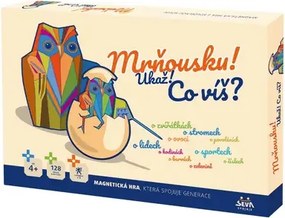 SEVA Mrňousku! Ukaž! Co víš? / Společenská hra / magnetická / 128 otáz