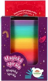 TEDDIES Duhová spirála / Hračka / plast / průměr 7,5 cm / od 3 let