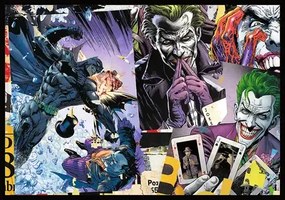 Trefl - Puzzle - Batman v akci / 4x 250 dílků / 33.9 x 23.9 cm / věk 1