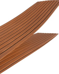 3D Dřevěné lamely na zeď na filci 255x46cm - Ořech TOSKÁNSKÝ