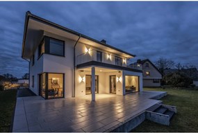 LA 232105 Venkovní svítidlo LOGS nástěnná antracit 230V/480mA LED 8W, 3000K, 450lm IP44  - BIG WHITE (SLV)