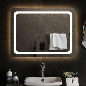 Koupelnové zrcadlo s LED osvětlením 80x60 cm 151787