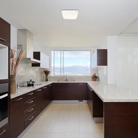 Rabalux Bílé stropní LED svítidlo Lucas hranaté 280x280mm 12W 3072