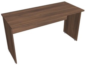 Stůl pracovní rovný 140 cm - Hobis Gate GE 1400 Dekor stolové desky: ořech, Dekor lamino podnože: ořech