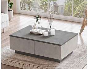 Designový konferenční stolek Reyhan 90 cm antracitový