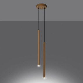 Sollux Lighting Závěsné svítidlo PASTELO 2 zlaté