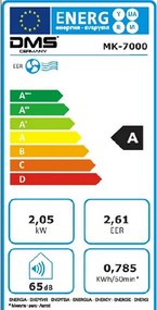 DMS Germany MK-7000 mobilní klimatizace 3v1 / ventilátor / chladič vzduchu / odvlhčovač / 2000W / 2kW