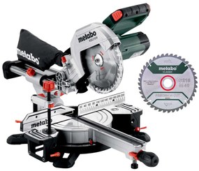 Metabo - Kapovací a pokosová pila 216 mm, 1200 W, s pojezdem 613216900