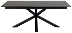 Heaven jídelní stůl černý 200-240x100 cm